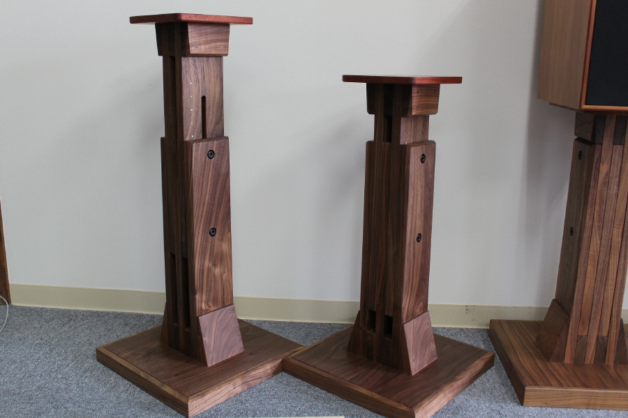 ウオールナット スピーカー スタンド: オーディオショップ店長の日記